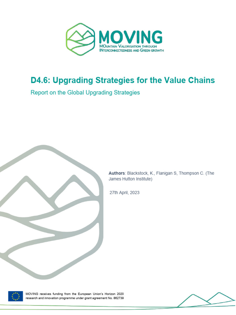 MOVING D4.6 Upgrading-Strategies | PDF