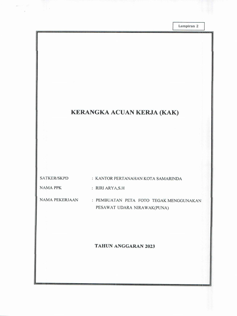 KAK Foto Tegak | PDF