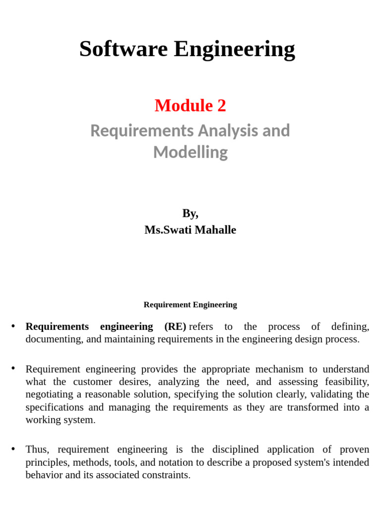 Se Module 2 | PDF