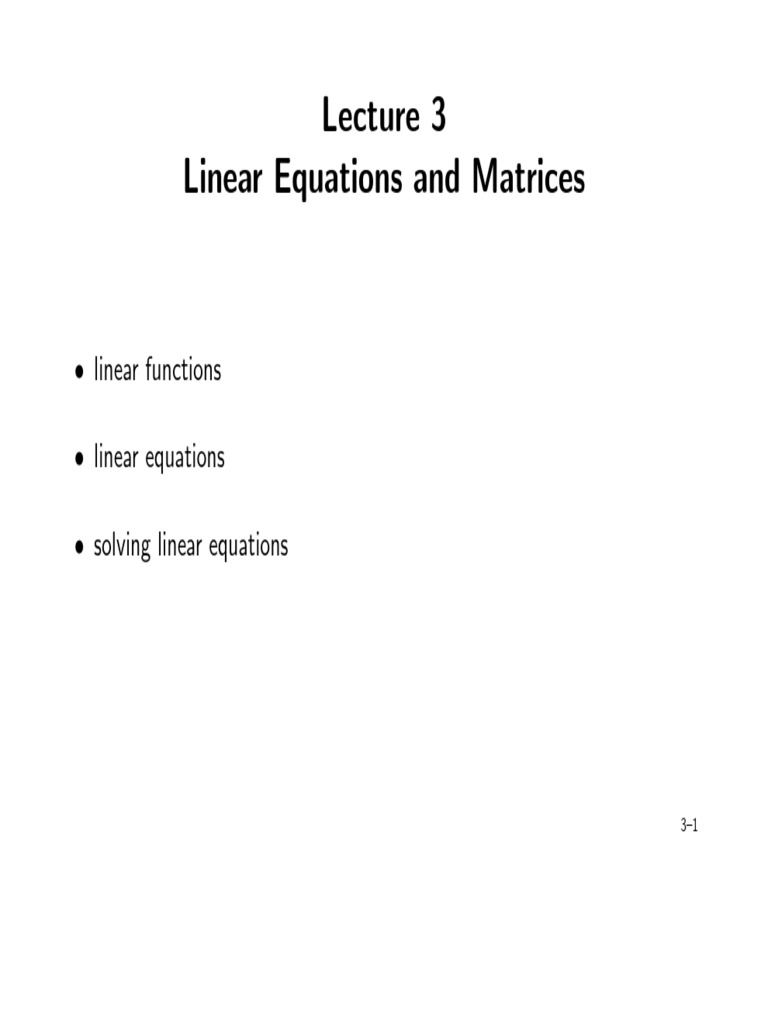 Additional1c Matrix Primer Lect3 | PDF