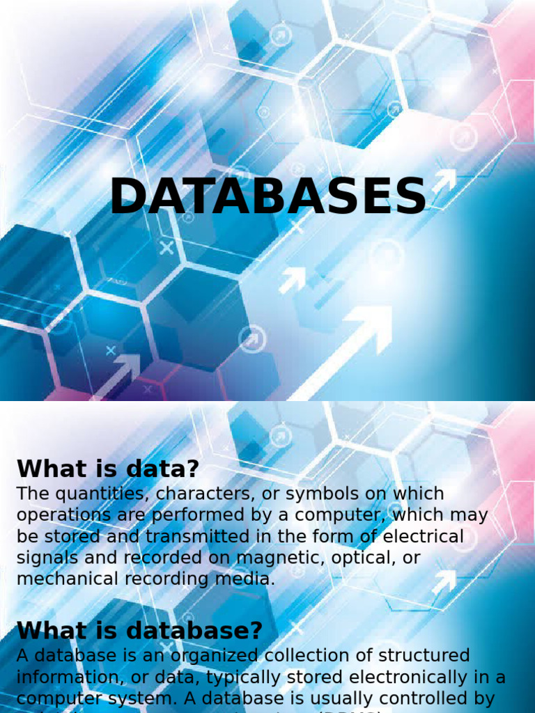 6-Data Base and Its Types. | PDF