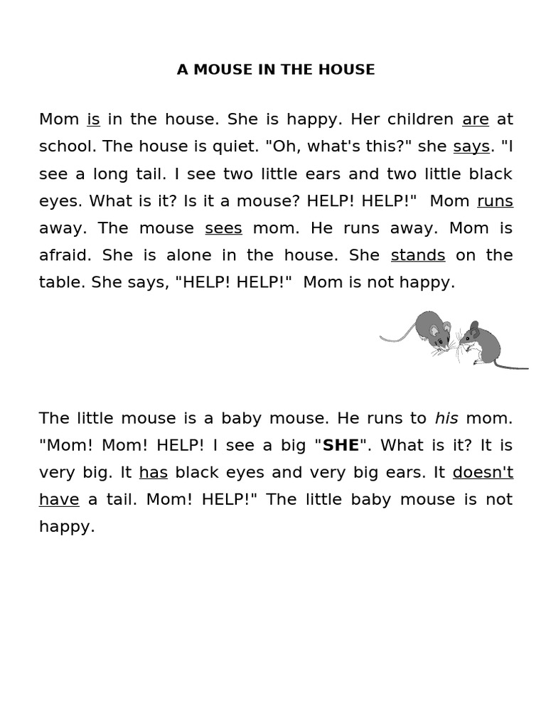 A Mouse_in_the House | PDF