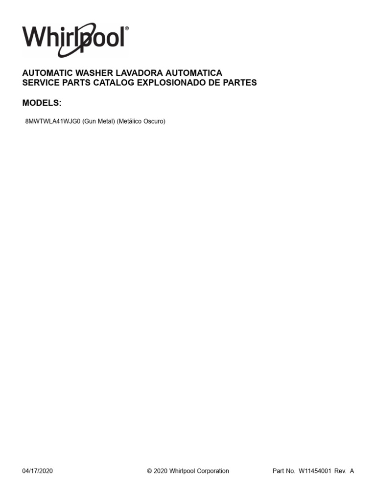 10978-Explosionado 8MWTWLA41WJG | PDF | Mechanical Engineering | Equipment