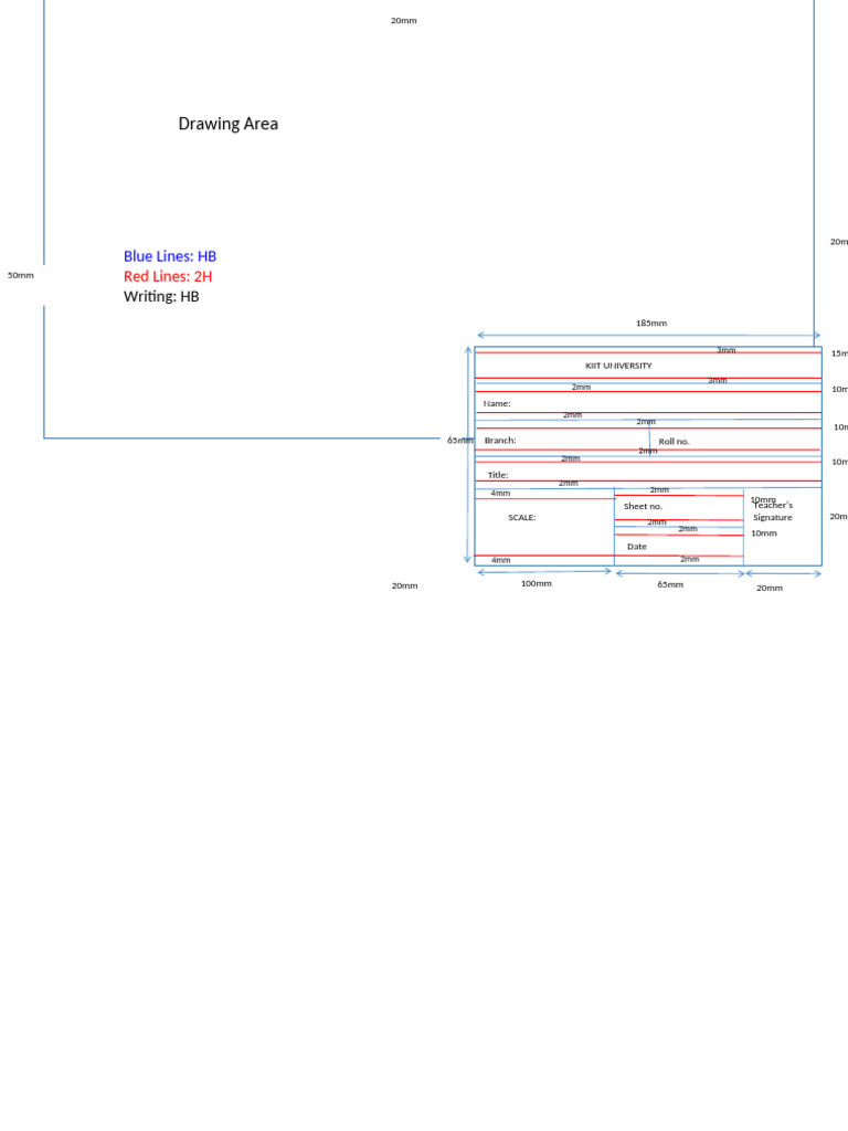 Drawing Format | PDF