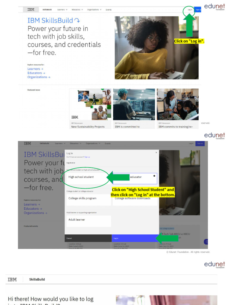 IBM Skillbuild Orientation Document | PDF