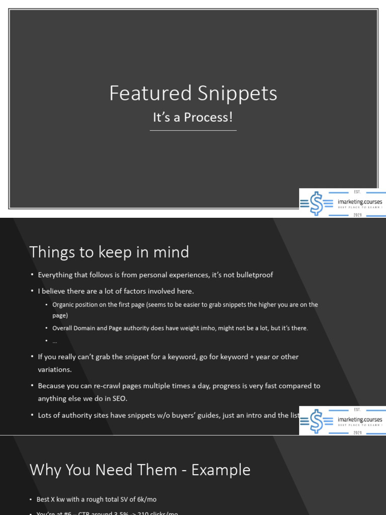 02-Featured Snippet Mastery | PDF