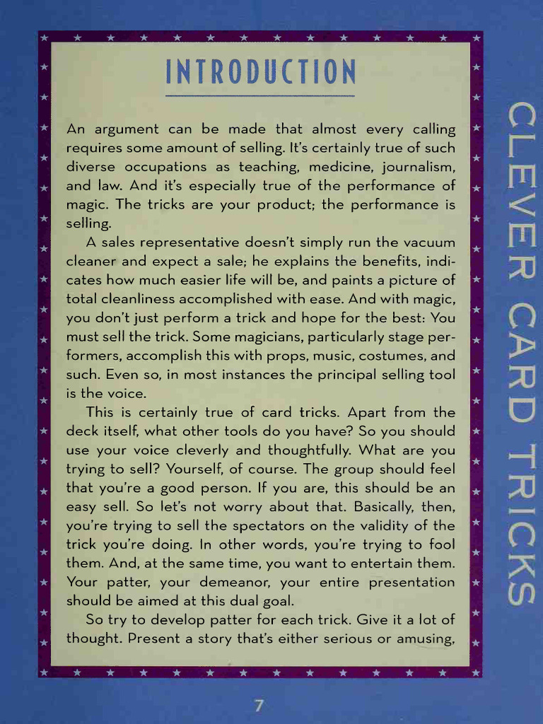 Clever Card Tricks Introduction | PDF