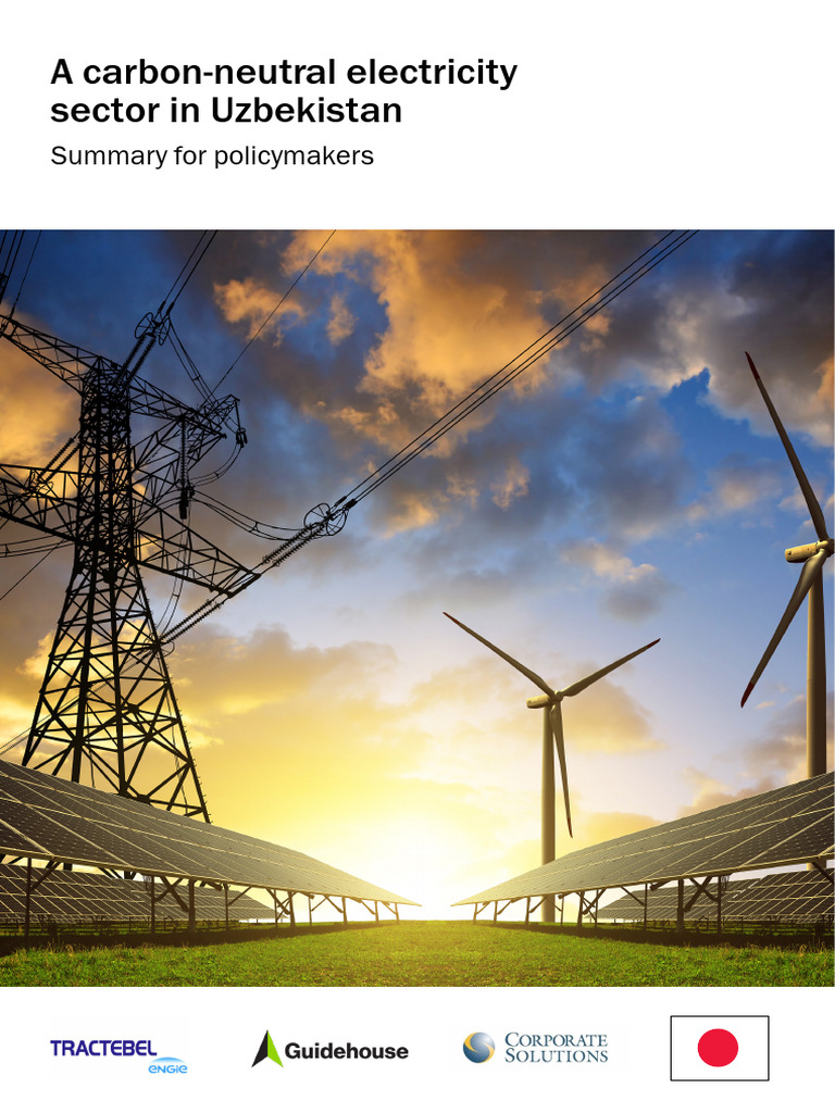 Carbon Neutral Electricity Sector in Uzbekistan | PDF