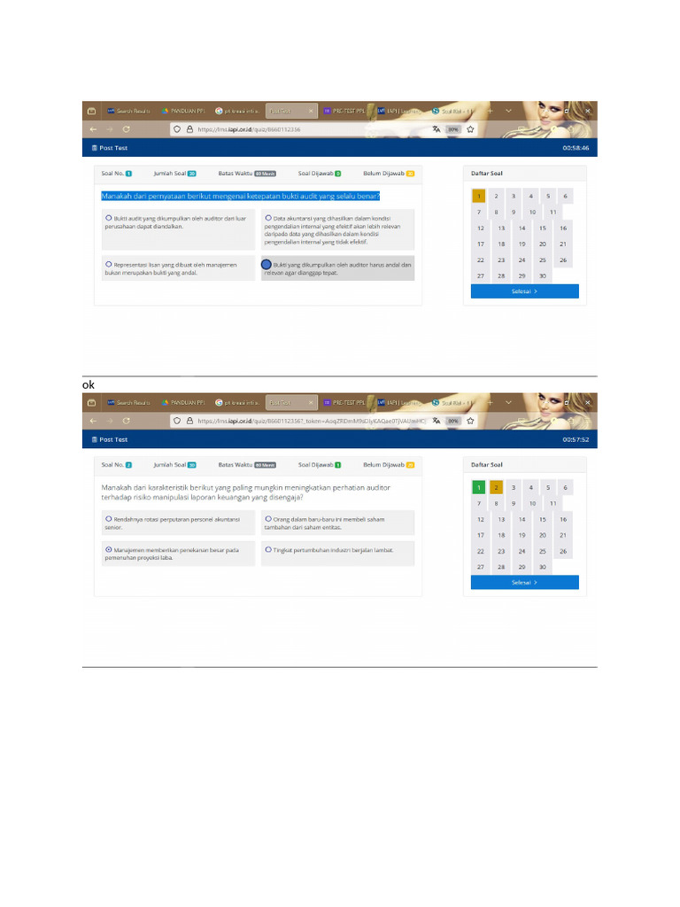 screenshot post test | PDF