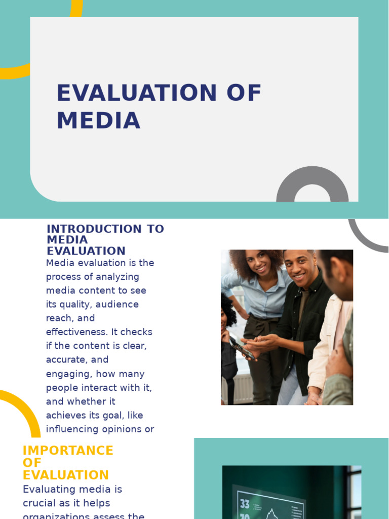 Evaluation of Media | PDF
