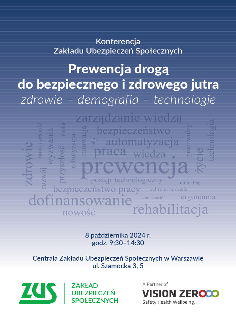 Program Konferencji ZUS | PDF
