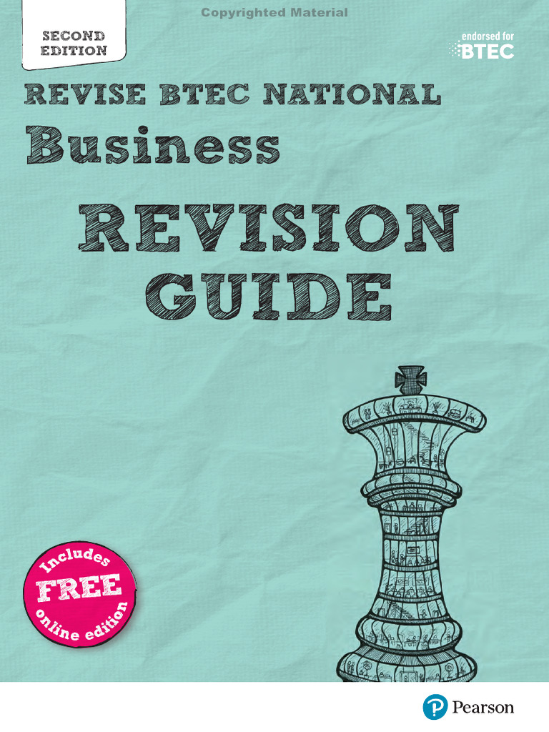 Revise Btec National Business Revision Guide | PDF