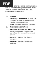 Dunning Letters Format | PDF