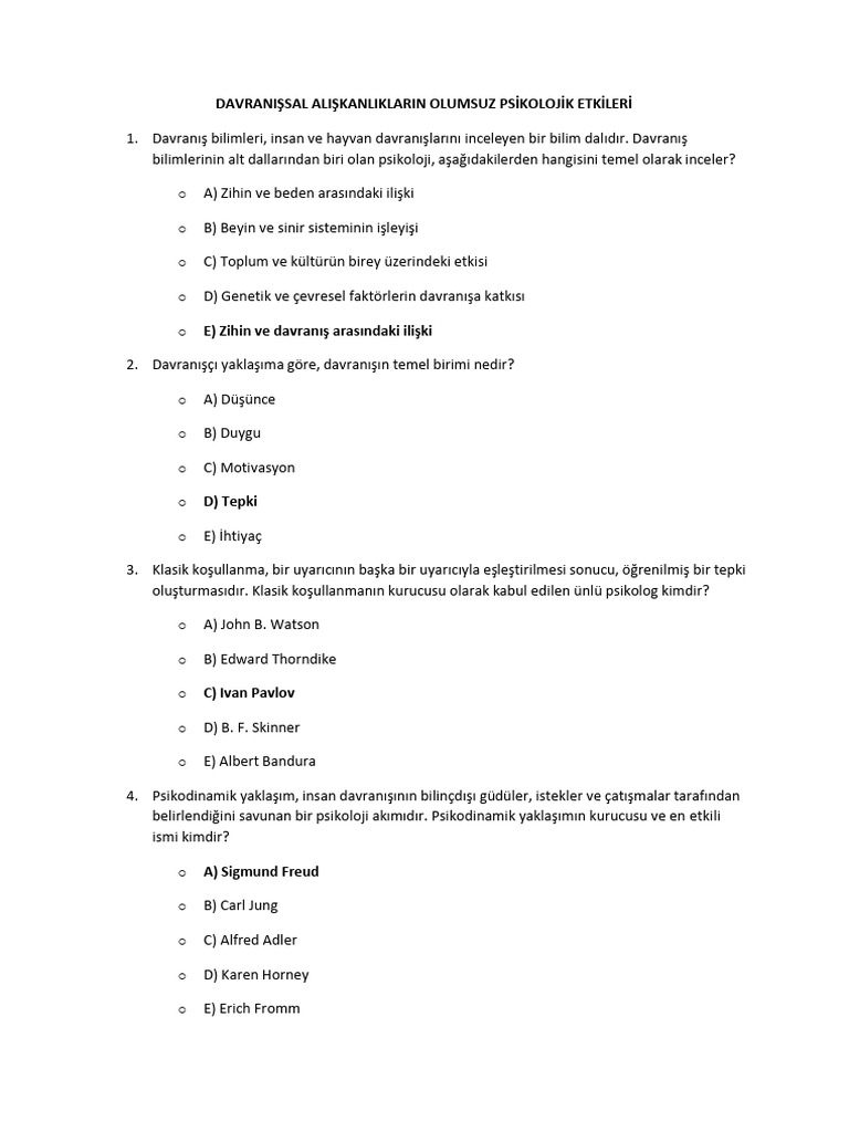 Ornek Sorular 3 031133 | PDF