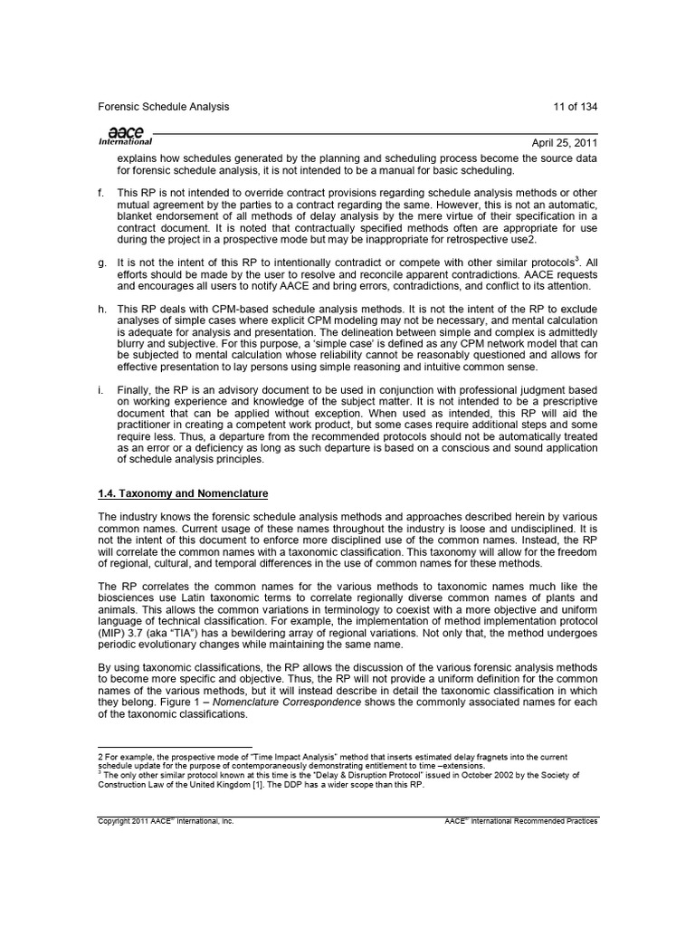Pages From AACE Schedule Forensic Analysis - Part1 | PDF