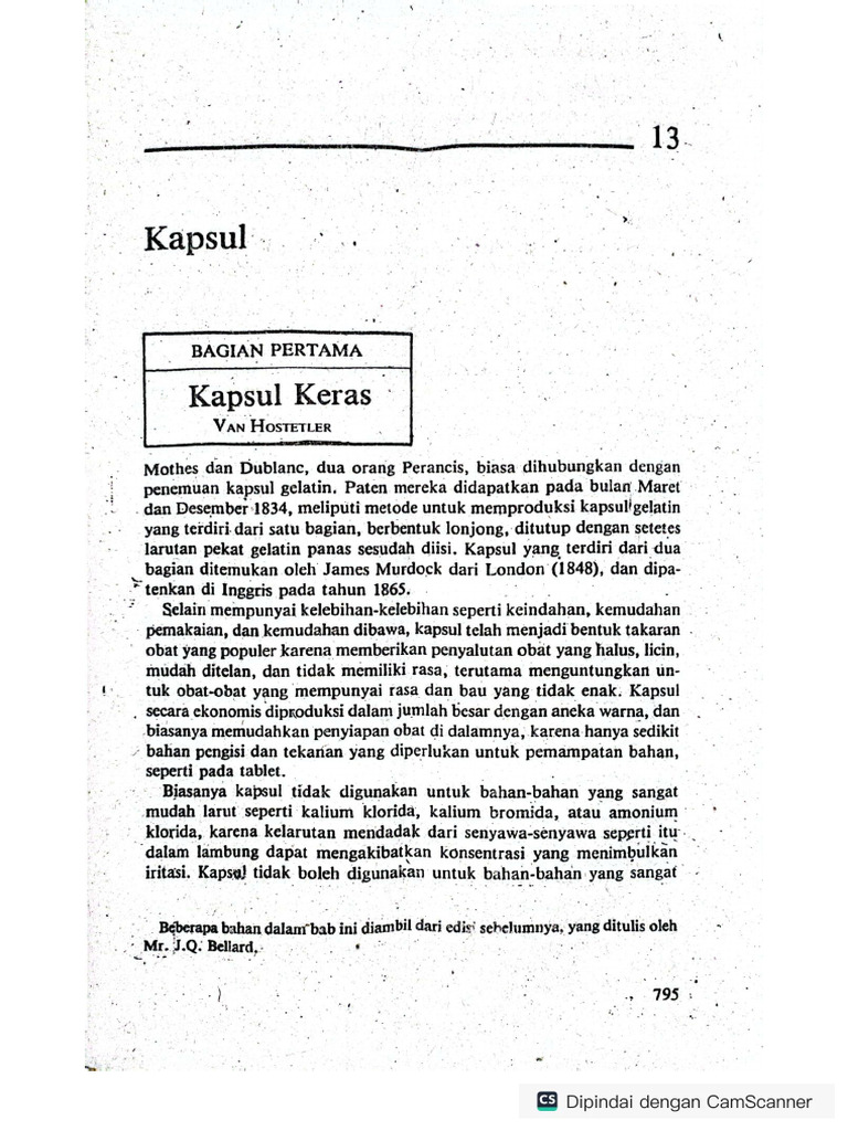 Kapsul Lachman Edisi Ketiga Bagian 2 | PDF