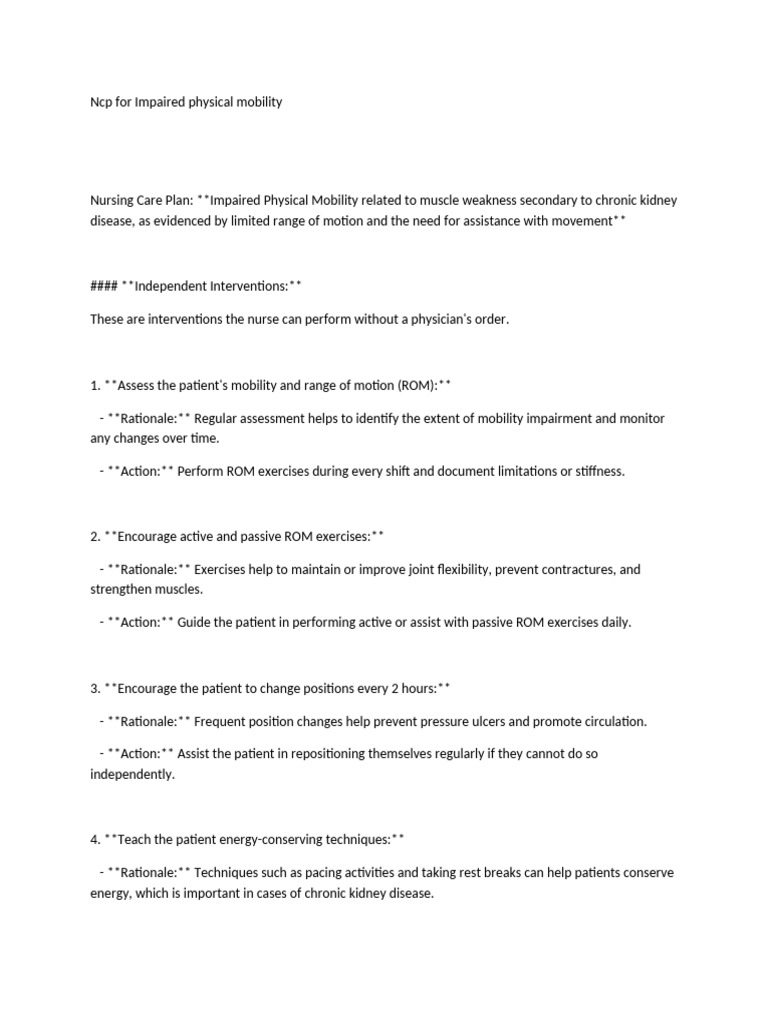 NCP For Impaire-WPS Office | PDF