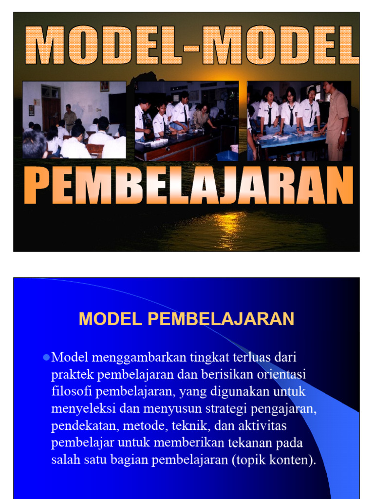 ModeL ModeL PembelajaraN | PDF