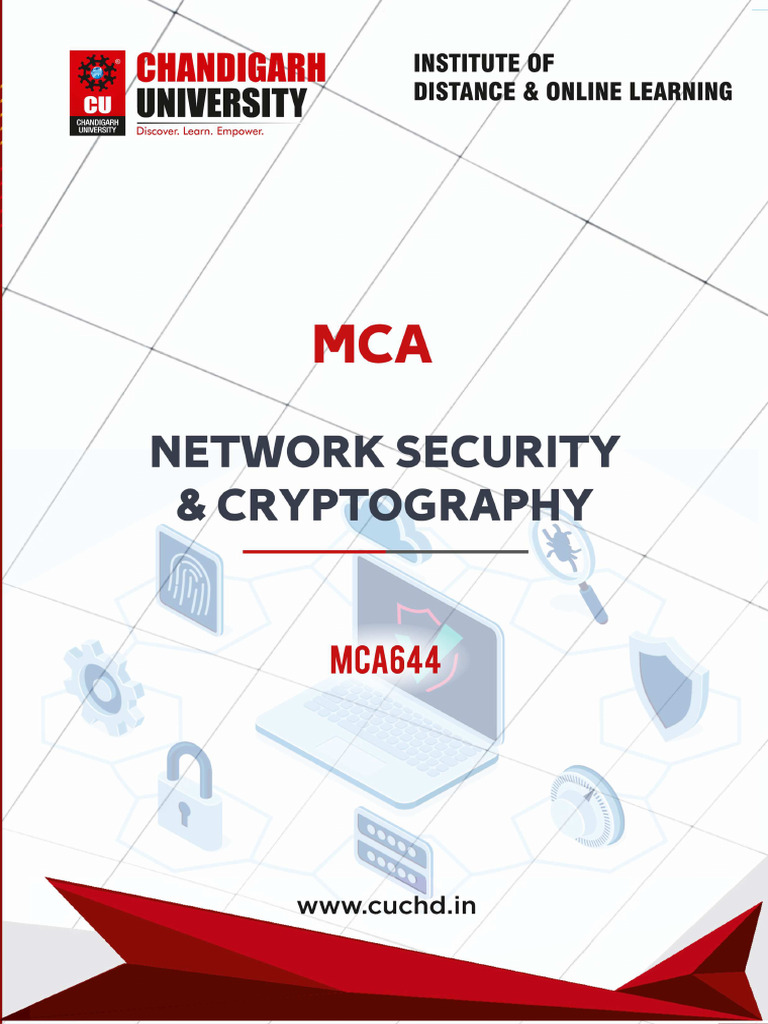 MCA644 CU MCA SEM II Network Security & Cryptography | PDF MCA644 CU MCA SEM II Network Security & Cryptography | PDF