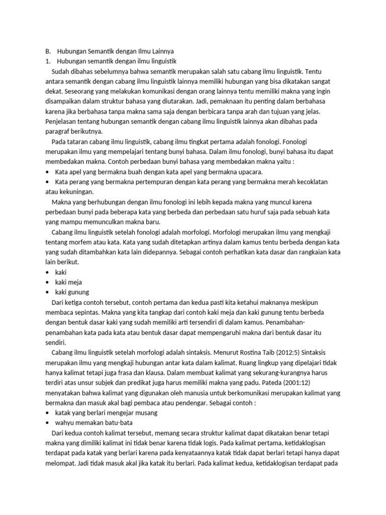 Semantik Materi | PDF