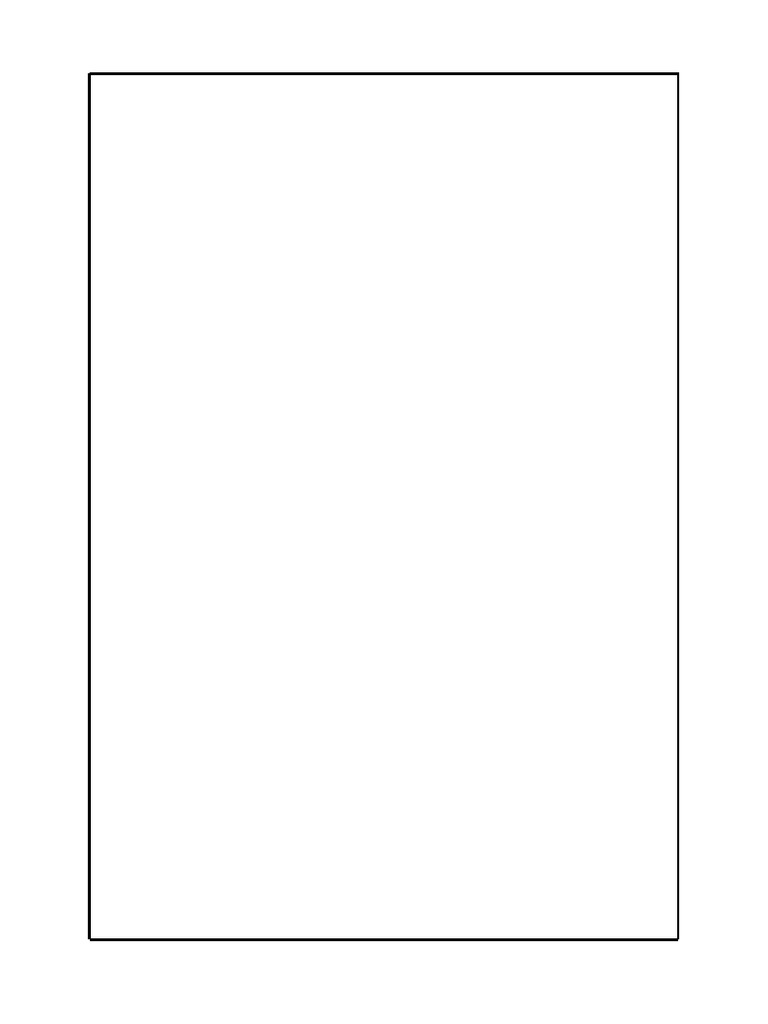 White Minimalist Vintage Stationery Paper A4 Page Border | PDF