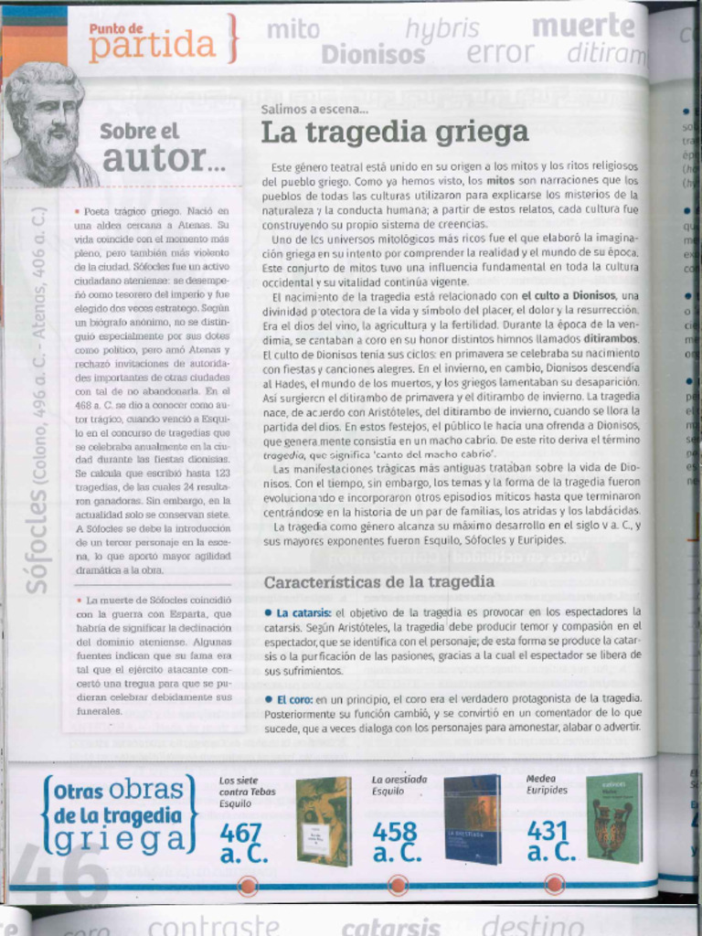 Tragedia Griega y La Historia de Antígona | PDF