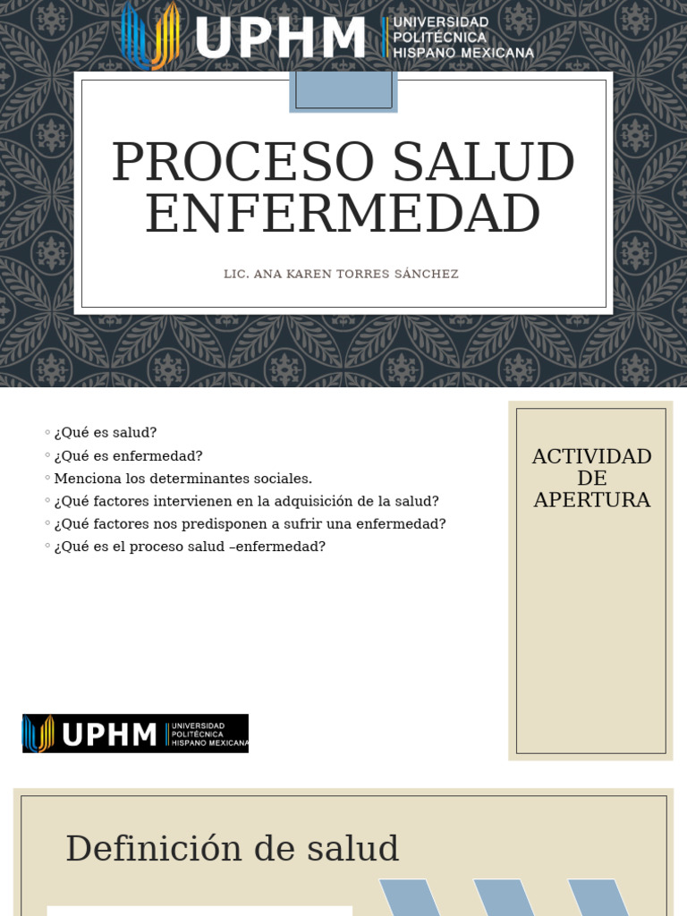 Proceso Salud Enfermedad | PDF