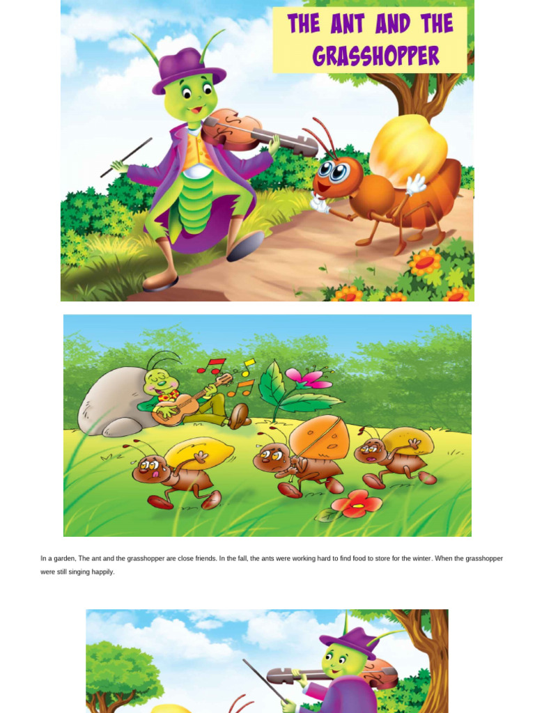 The ant and the grasshopper | PDF