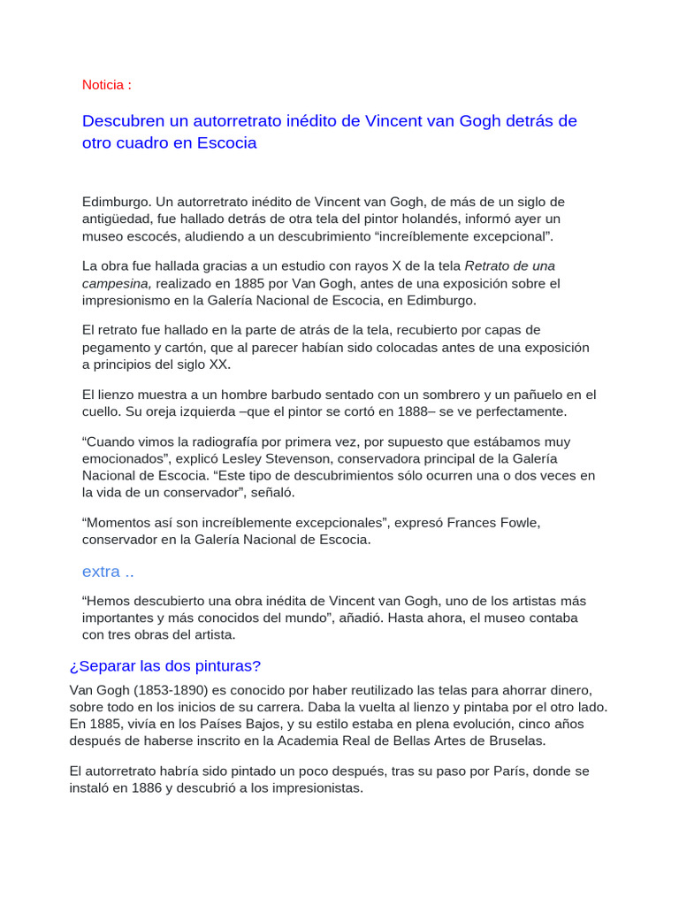 Allison Valeria Garcia Velasco - Noticia 1 | PDF