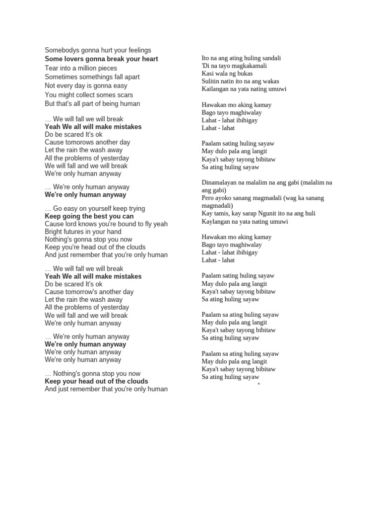 CAT Lyrics | PDF
