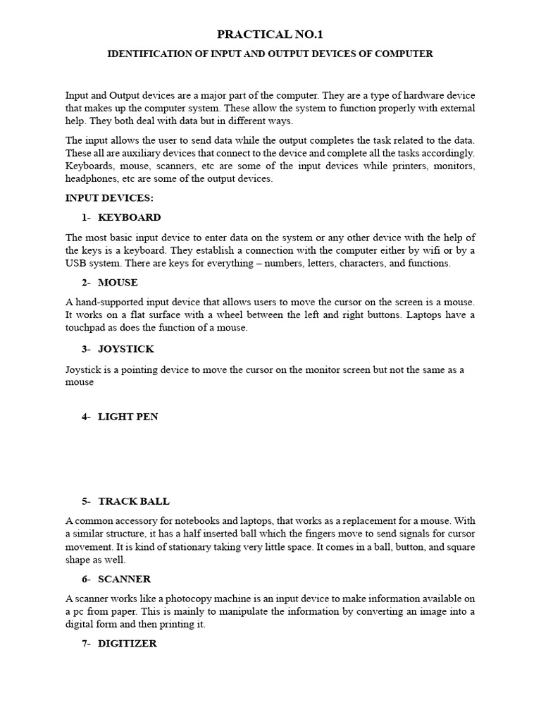 Practical No 1 | PDF