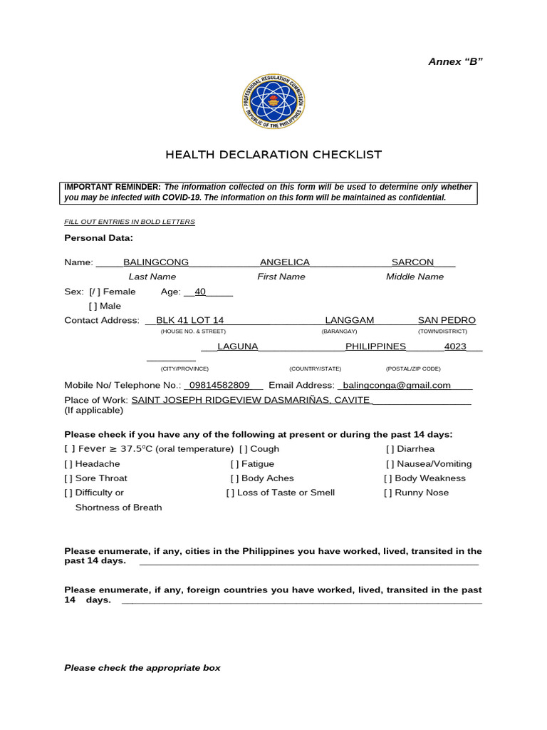 2020-68 Annex B - Balingcong | PDF