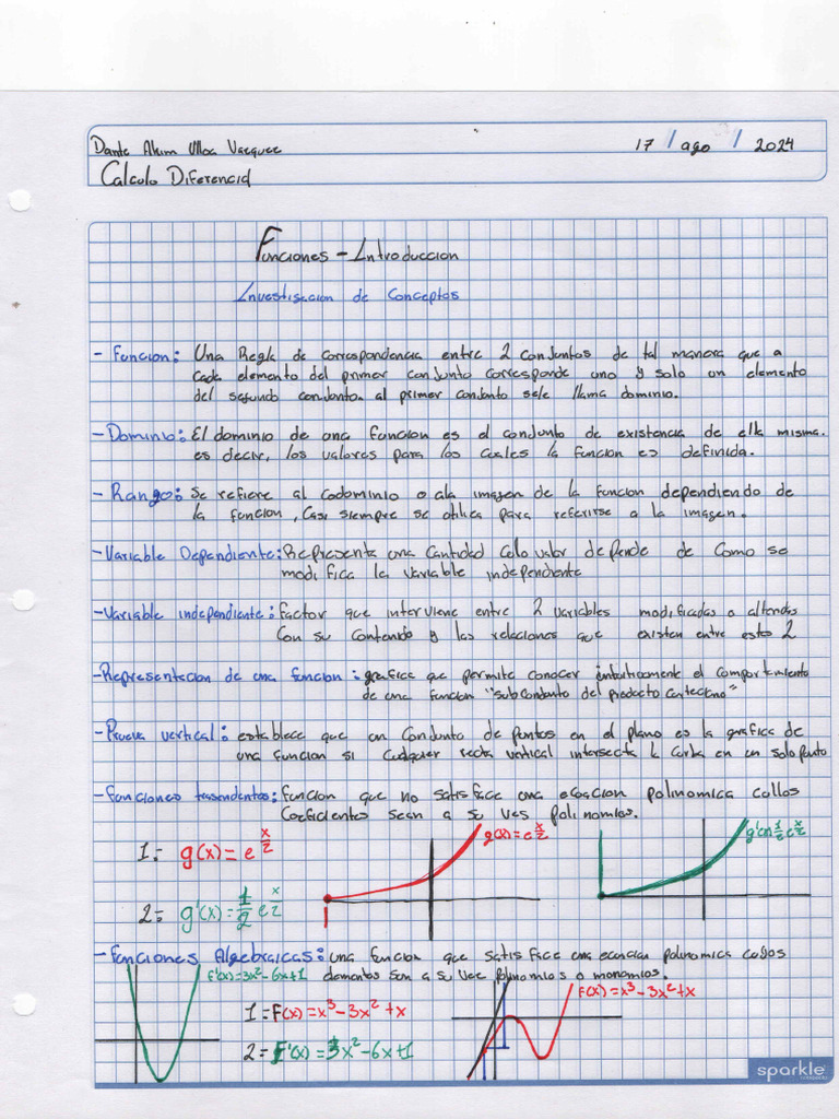 Calculo Diferencial Act1 | PDF