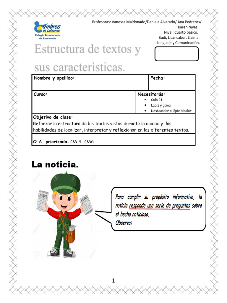 guía 21 Estructuras | PDF