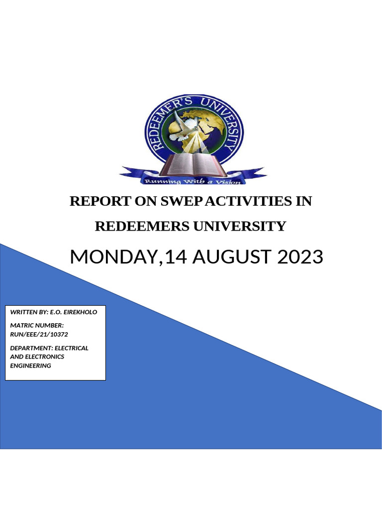 REPORT SWEP - Copy - 115750 | PDF