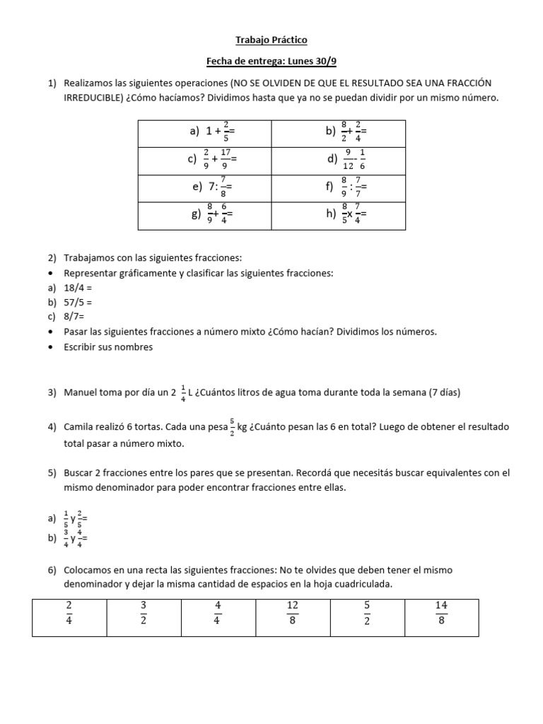 TP matemática | PDF