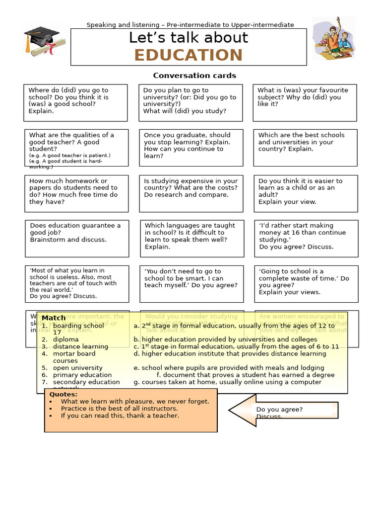 lets talk about education | PDF