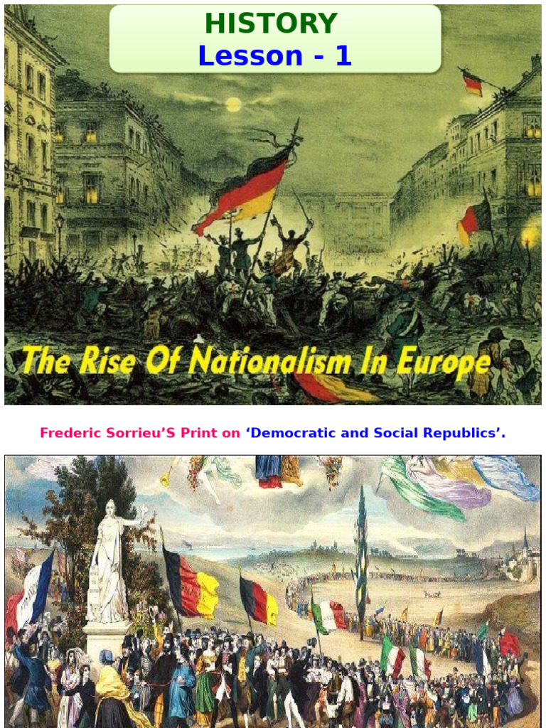 His Chapter - 1 Nationalism in Europe(1) (1) | PDF