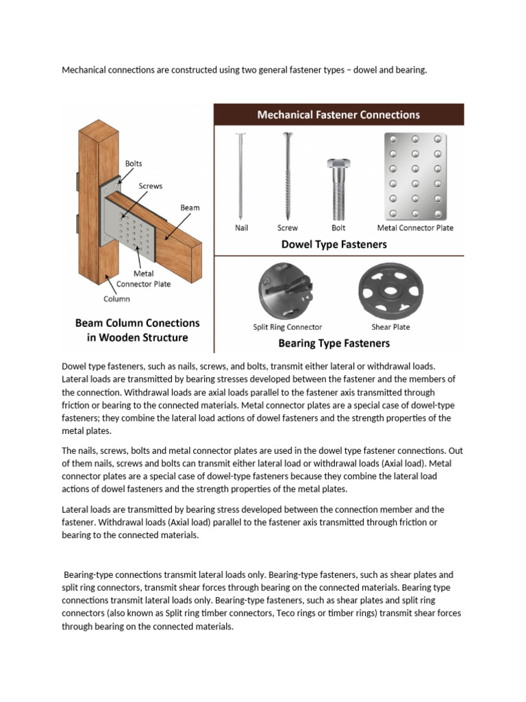 wood connections | PDF