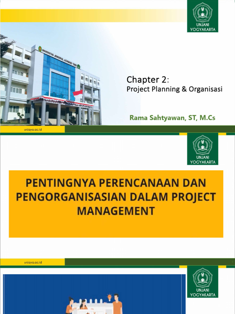 2.project Planning Organisasi - Compressed | PDF