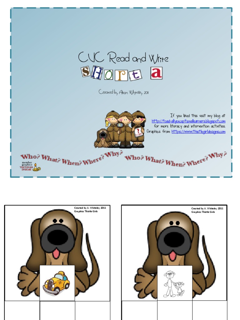 Read and Write CVC Short A | PDF | Leisure