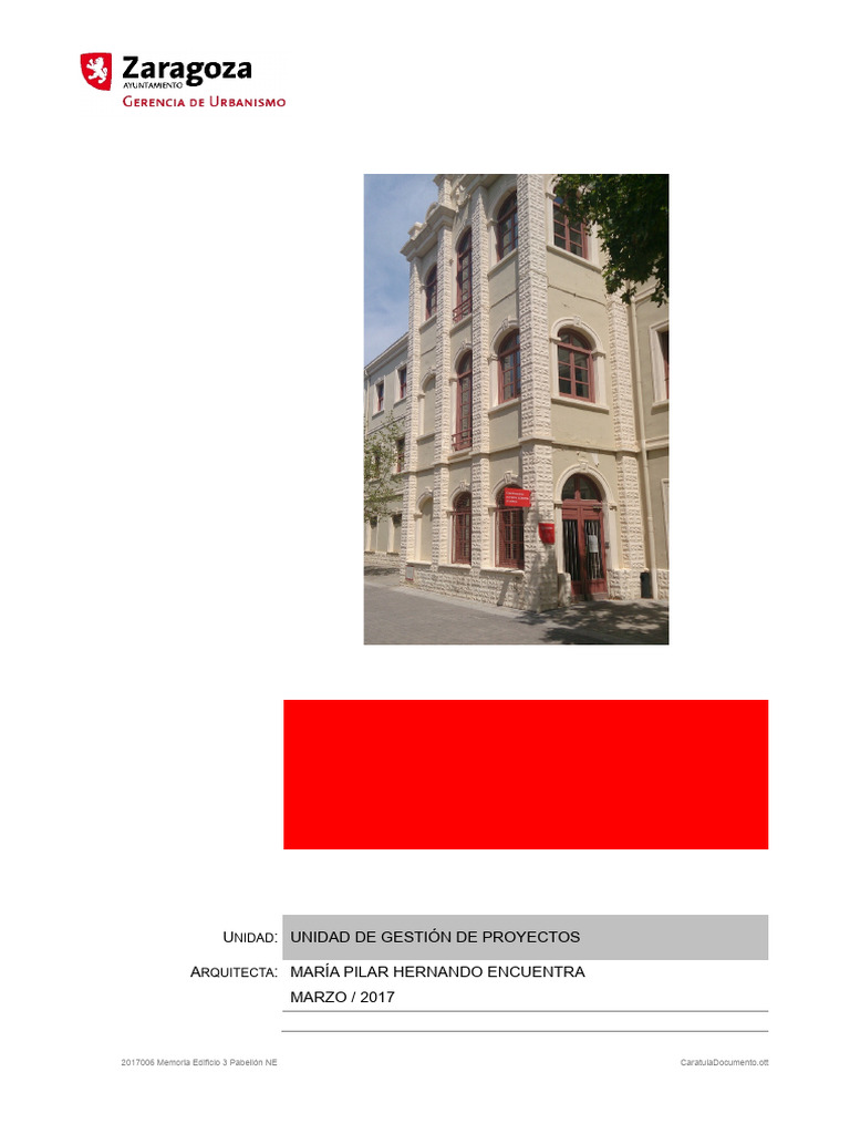 Memoria Edificio 3 Pabellon NE | PDF