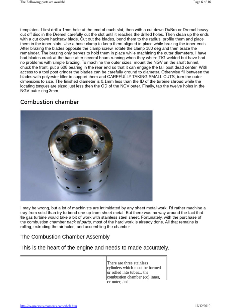Combustion Chamber | PDF