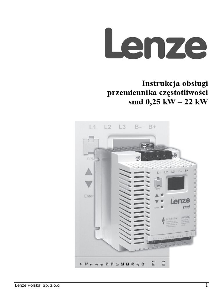 Instrukcja Lenze ESMD PL | PDF