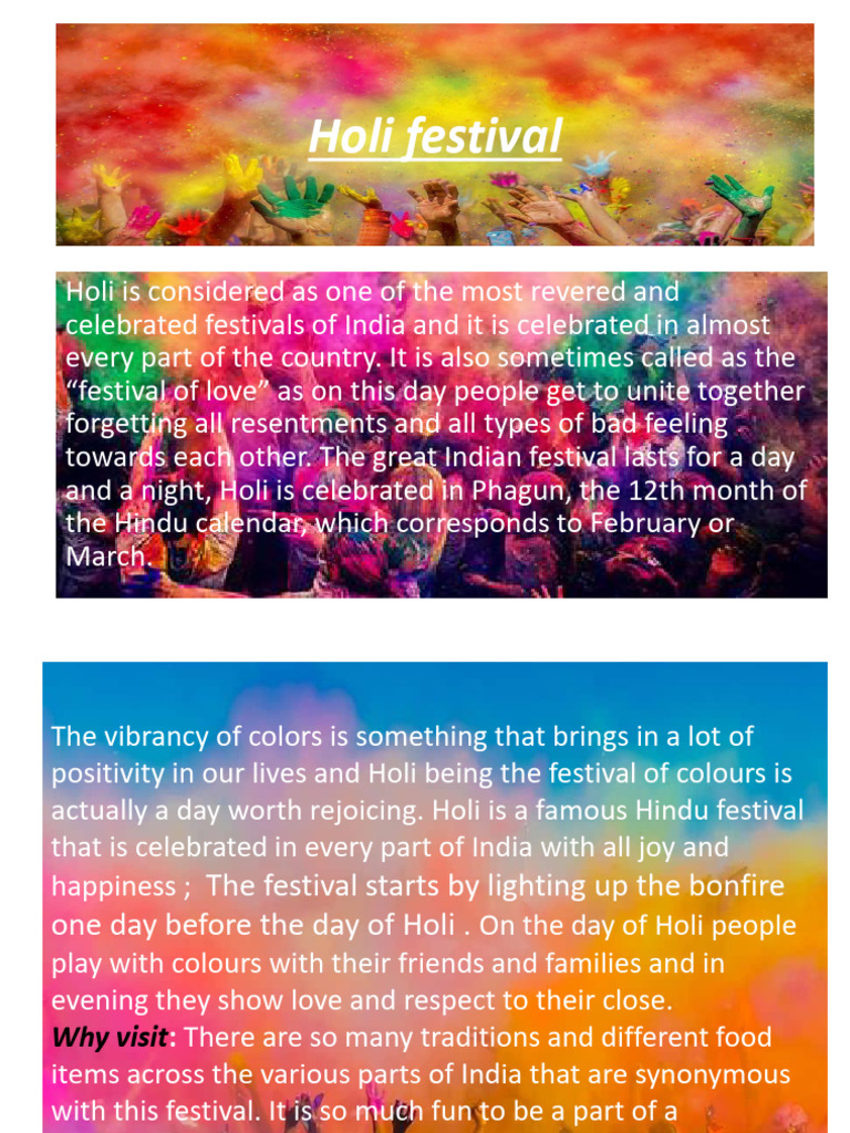 Holi Festival | PDF