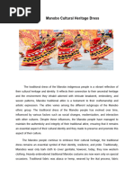 The Traditional Attire of The Manobo People | PDF | Clothing | Necklace