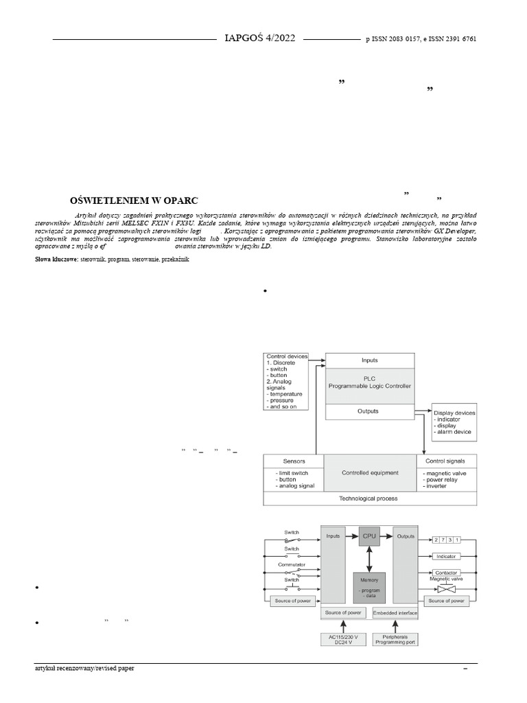 System Software at Laboratory Stand Lights Control | PDF