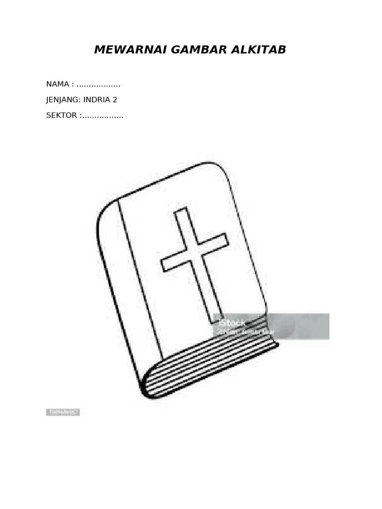 Mewarnai Gambar Alkitab | PDF