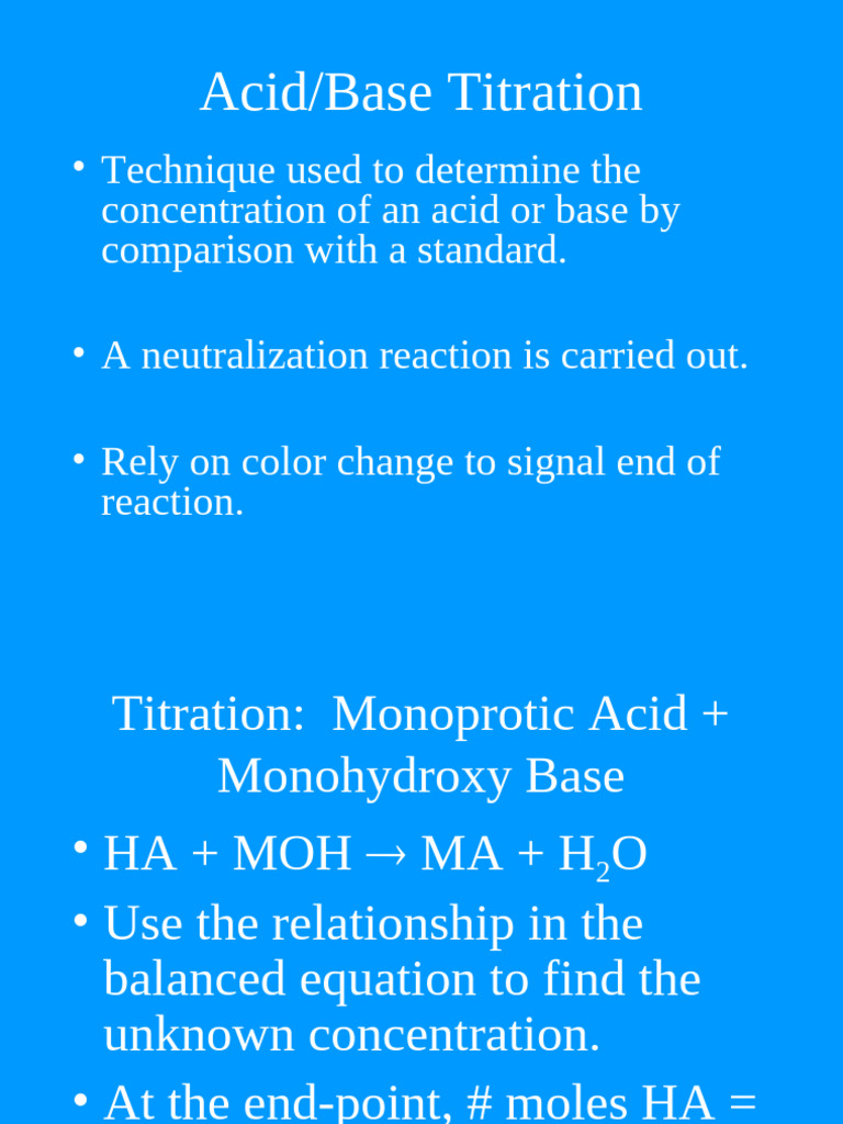 Titration 2 | PDF