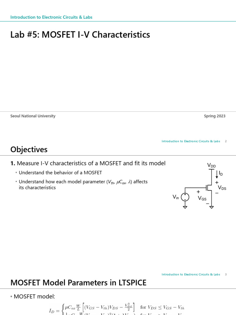 lab.05.MOSFET_IV-1 | PDF